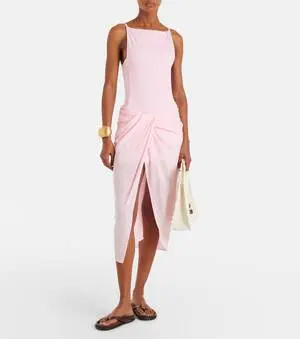 Jacquemus Pareo Draped Beach Cover-up - Pink