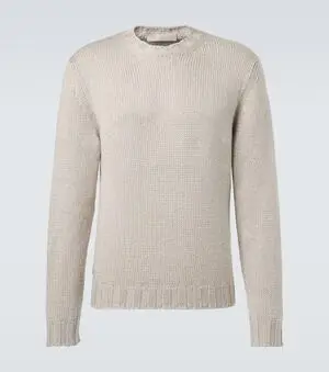 SAMAN AMEL Gio Silk Sweater - Grey