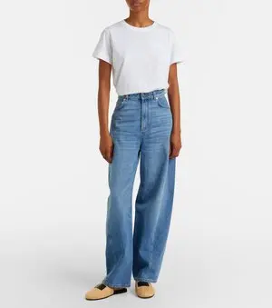 Givenchy Leather-trimmed Woven Mules