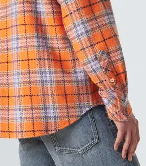 GOD'S TRUE CASHMERE Midnight Sun Cashmere Shirt With Carnelian - Orange