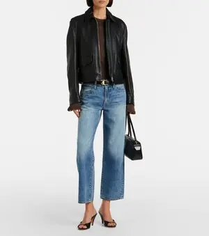 SLVRLAKE Hunter Cropped Straight Jeans