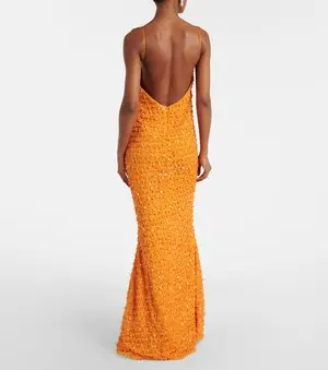 TALLER MARMO Candice Sequined Gown