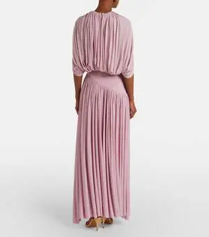 Zimmermann Alchemy Asymmetric Jersey Maxi Skirt - Pink