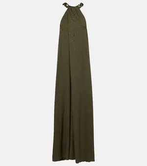 JOSEPH Parc Printed Silk Maxi Dress