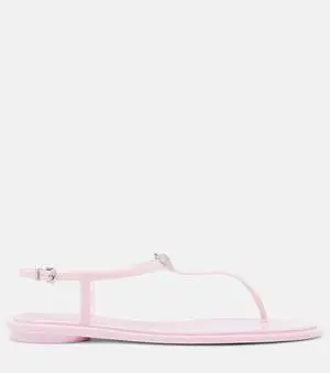 Mach & Mach Riviera Embellished Thong Sandals - Pink