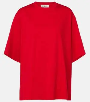 RÓHE Oversized Cotton And Silk-blend T-shirt
