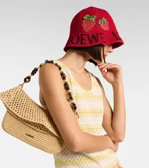 Loewe Paula's Ibiza Crochet Bucket Hat