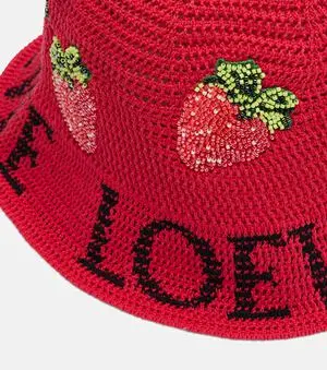 Loewe Paula's Ibiza Crochet Bucket Hat