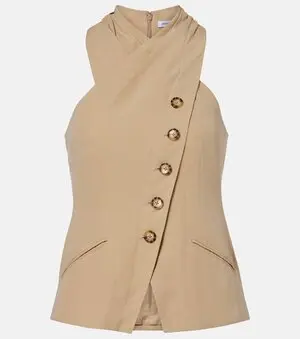 Veronica Beard Pacey Halterneck Top