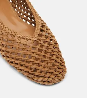Le Monde Beryl Regency Woven Ballet Flats - Brown