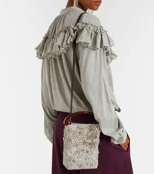 Dries Van Noten Micro Embellished Top-handle Bag