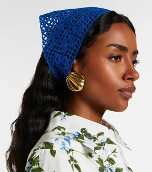 Ruslan Baginskiy Crochet Scarf - Blue