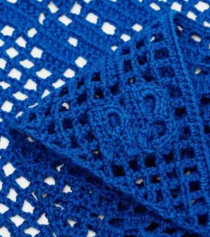 Ruslan Baginskiy Crochet Scarf - Blue