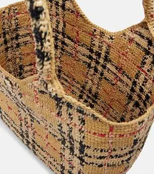 Burberry Large Raffia Tote Bag