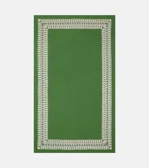LES-OTTOMANS Embroidered Linen Tablecloth
