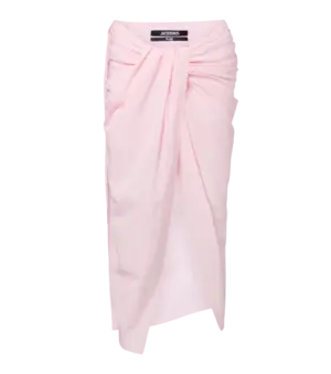 Jacquemus Paréo Draped Beach Cover-up - Pink