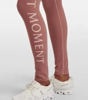 Perfect Moment Logo Technical Leggings - Pink