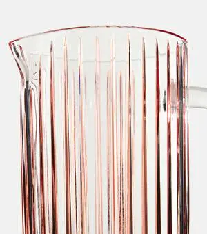 LES-OTTOMANS Striped Crystal Jug
