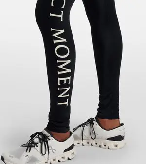 Perfect Moment Logo Technical Leggings - Black