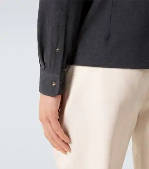 Brunello Cucinelli Cotton Overshirt - Grey