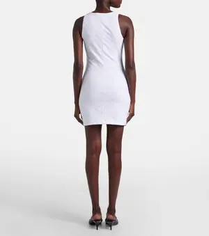 Gucci Gg Jacquard Minidress - White