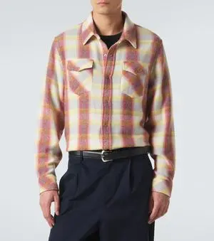 GOD'S TRUE CASHMERE Rose Blume Cashmere Shirt With Sunstone - Multicoloured