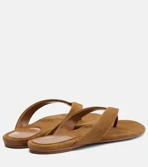 Le Monde Beryl Suede Thong Sandals