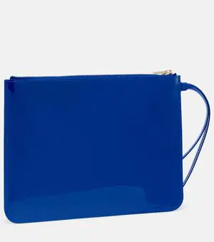 TOM FORD Patent Leather Clutch - Blue