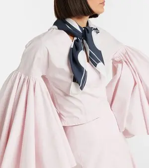 Jacquemus Cœur Printed Silk Scarf