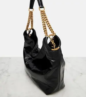 Saint Laurent Hortense Leather Shoulder Bag