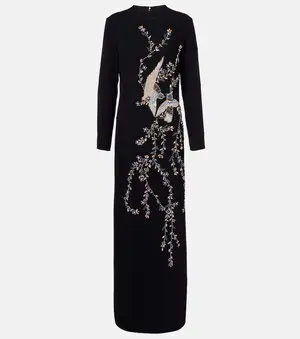 Costarellos Embellished Maxi Gown - Black