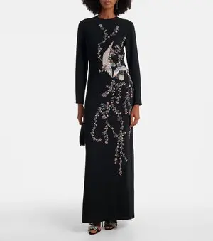 Costarellos Embellished Gown - Black