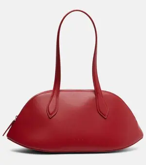 AESTHER EKME Cosmo Medium Leather Bowling Bag - Red