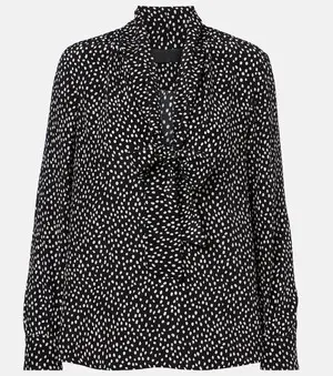 Nili Lotan Bow Detail Blouses