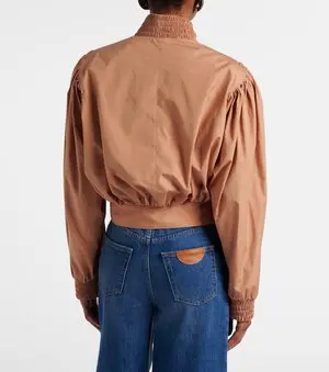 Chloé Belted Cotton Poplin Jacket