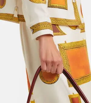 Versace Printed Silk Twill Shirt