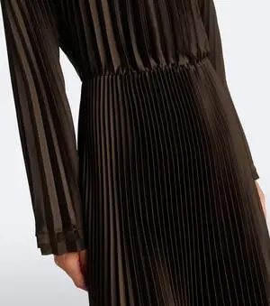 Vince Pleated Midi Dress