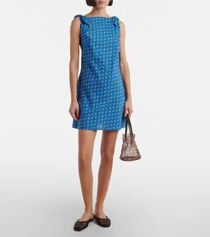 DÔEN Maltina Cotton And Silk Minidress