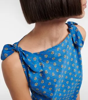 DÔEN Maltina Cotton And Silk Minidress