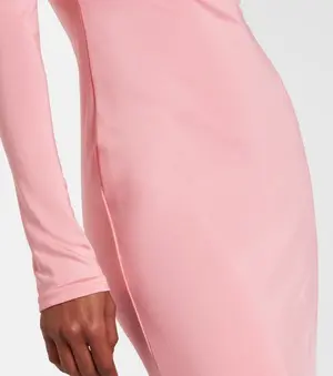David Koma Embellished Satin Gown