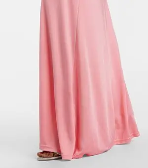 David Koma Embellished Satin Gown