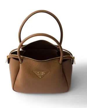 Prada Small Leather Handbag - Brown