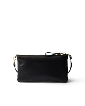 Prada Nappa Leather Zipper Pouch