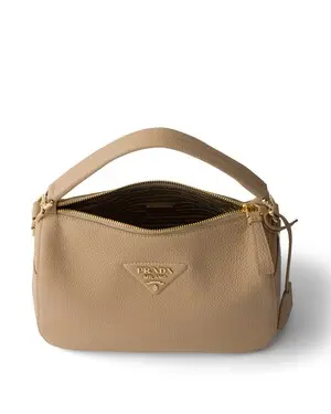 Prada Small Leather Bag - Neutral