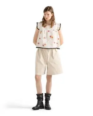 Prada Old Gabardine Bermuda Shorts