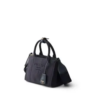 Prada Jardinière Cotton Canvas Mini-bag - Blue
