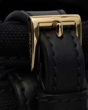 Prada Jardinière Cotton Canvas Mini-bag - Black