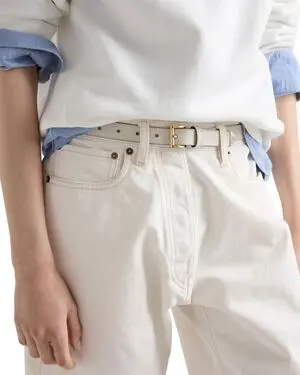Prada Saffiano Leather Belt - Neutral