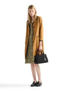 Prada Jardinière Small Cotton Canvas Bag - Black