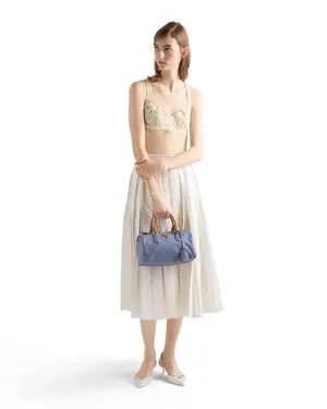 Prada Small Top-handle Bag - Blue